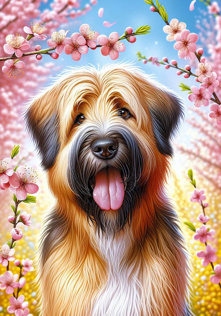 Briard Fawn - Best of Breed DCR Spring II Outdoor House and Garden Fla