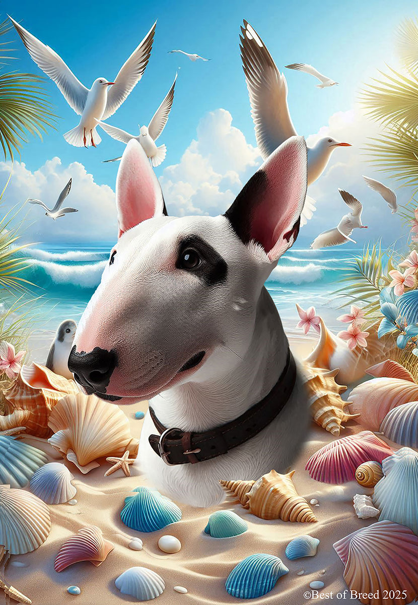 Bull Terrier Mini - Best of Breed Summer Beach Outdoor House and Garde