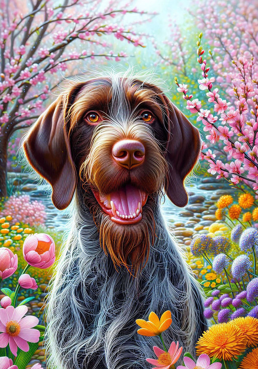 German Wirehaired Pointer - Best of Breed DCR Spring II Outdoor House