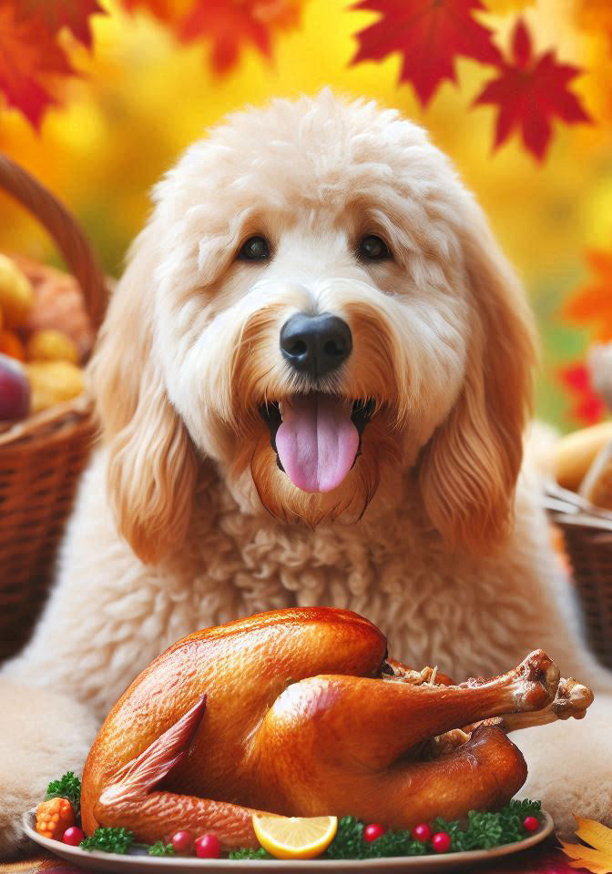 Labradoodle Blonde - Best of Breed DCR Thanksgiving Outdoor House and