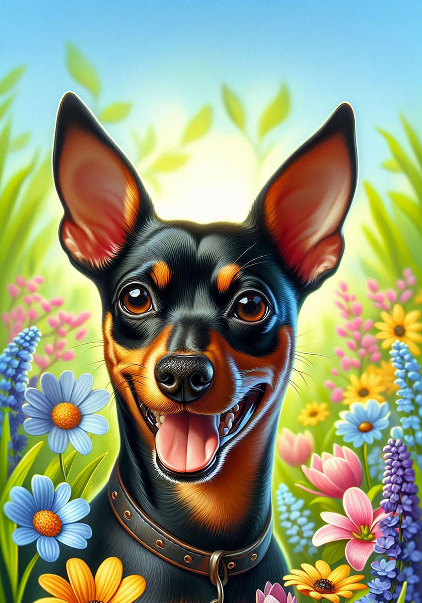 Miniature Pinscher Black and Tan Cropped - Best of Breed DCR Spring II