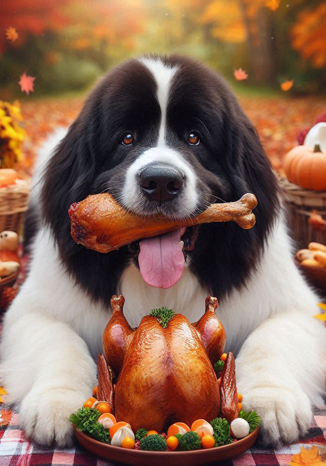 Newfoundland Landseer - Best of Breed DCR Thanksgiving Outdoor House a