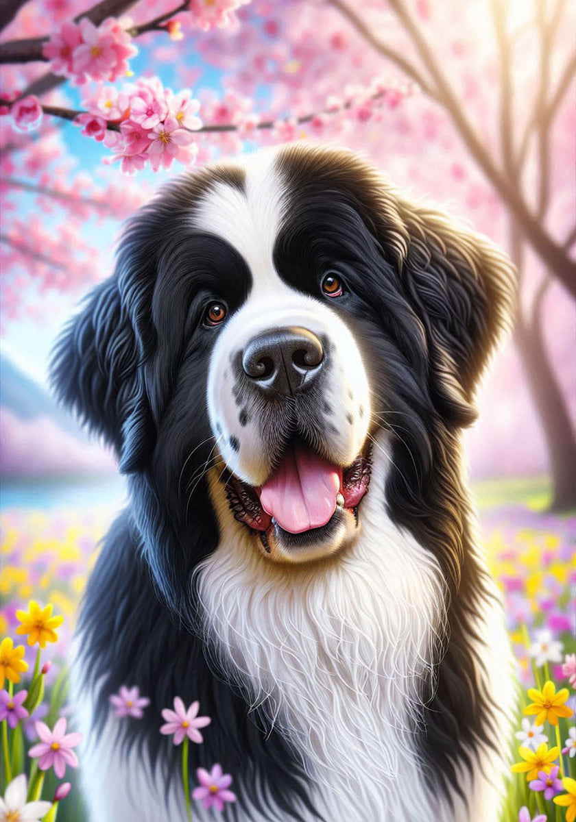 Newfoundland Landseer - Best of Breed DCR Spring II Outdoor House and