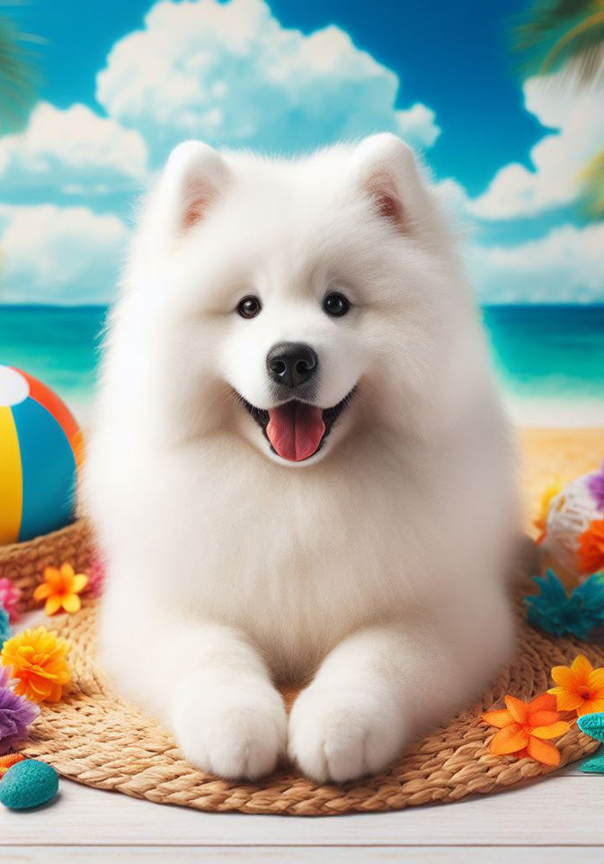 Samoyed - Best of Breed DCR Summer Outdoor Flag