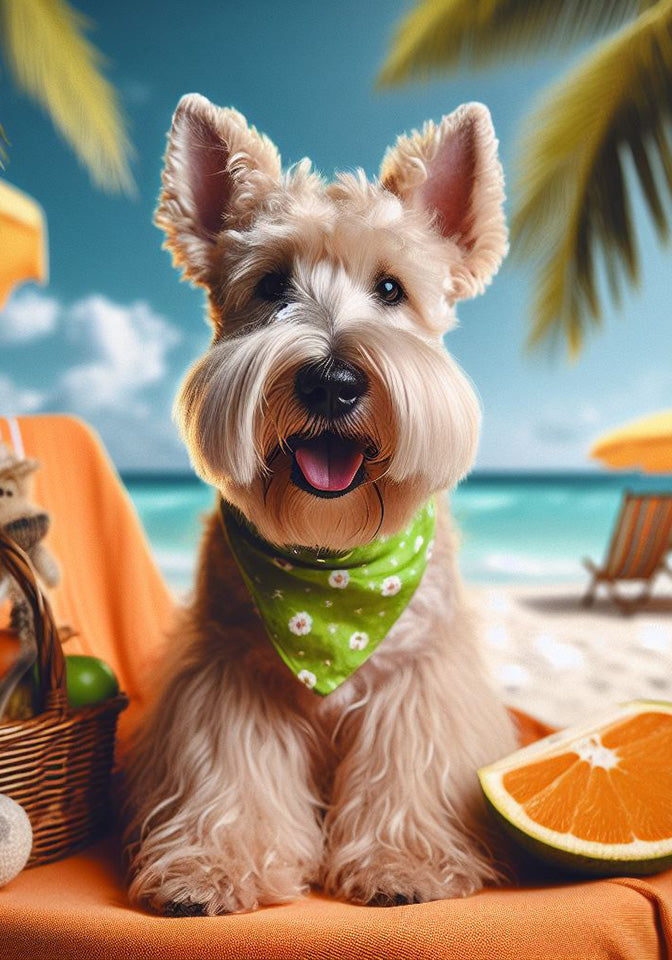 Scotty Wheaten - Best of Breed DCR Summer Outdoor Flag