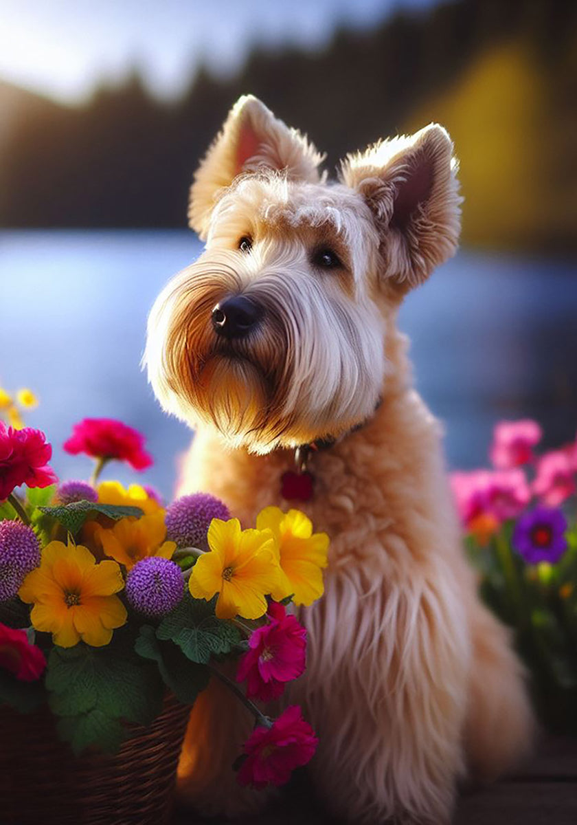 Scotty Wheaten - Best of Breed DCR Spring Outdoor Flag