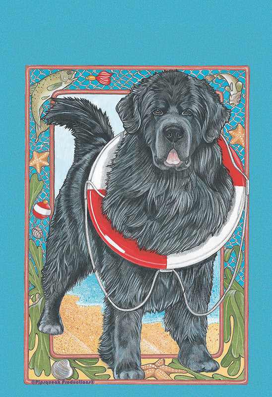 Newfoundland - Best of Breed Pipsqueak Productions Outdoor Flag