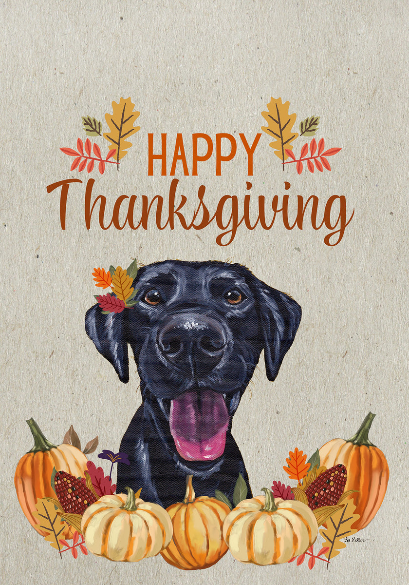 Black Labrador - Hippie Hound Studio Best of Breed Thanksgiving House