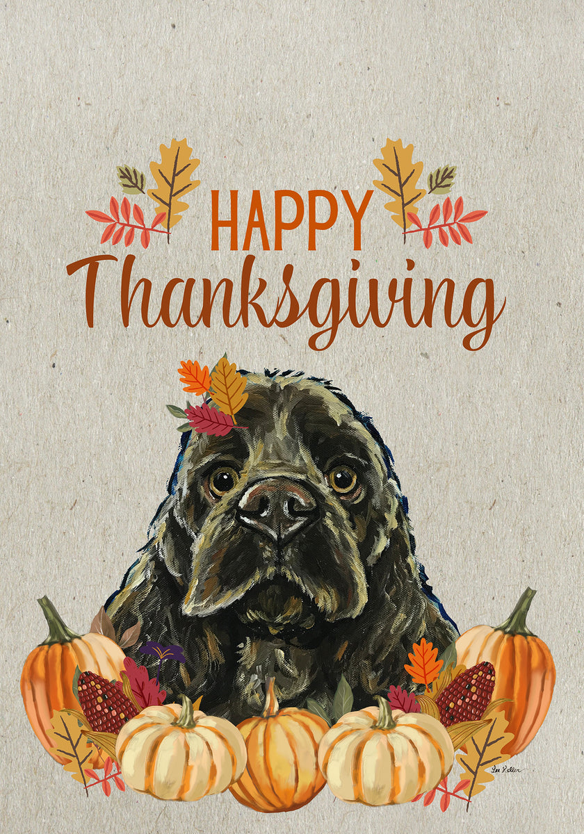 Cocker Spaniel Chocolate - Hippie Hound Studio Best of Breed Thanksgiv