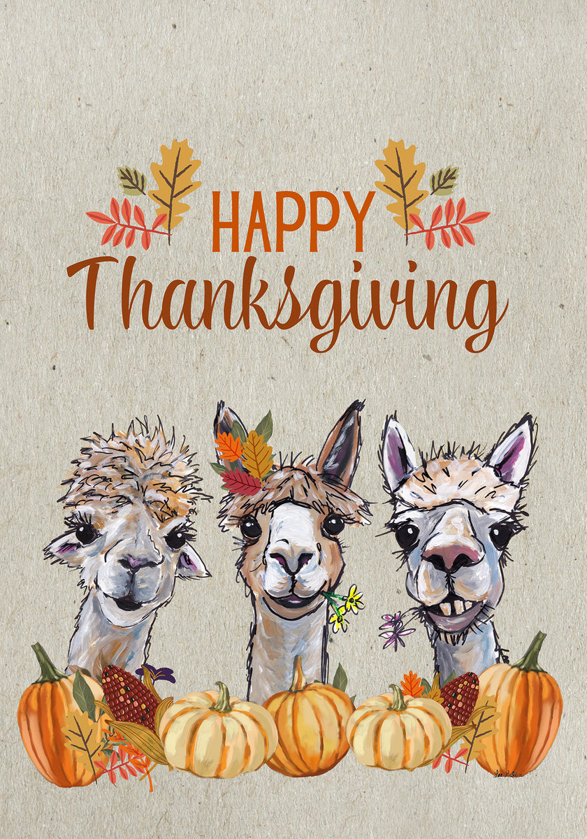 Alpaca Trio - Hippie Hound Studio Best of Breed Thanksgiving House and
