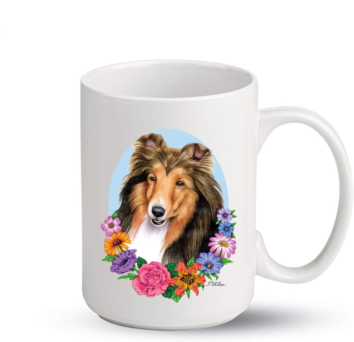 Sheltie Sable - Best of Breed Ceramic 15oz Coffee Mug